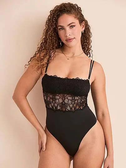Victoria's Secret Adore Me Summer Teddy - Black