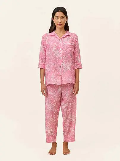 Victoria's Secret Papinelle Cheri Blossom Crop Pj Set - Floral