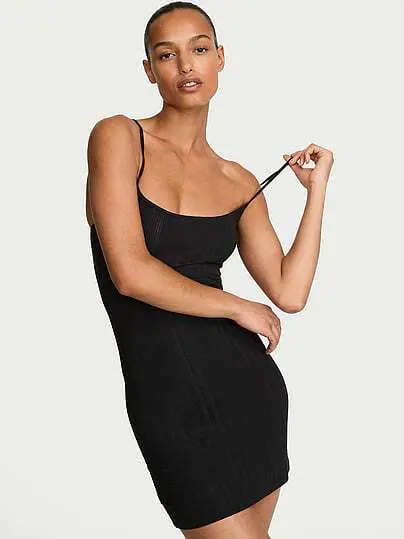 Victoria's Secret Sosoft™ Modal Ultra-fine Short Slip Dress - Black