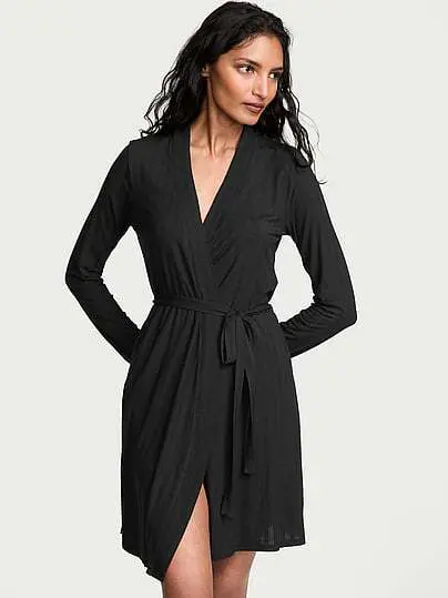 Victoria's Secret Sosoft™ Modal Ultra-fine Short Robe - Black