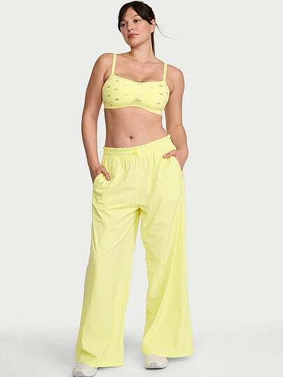 Victoria's Secret Vsx Activeflex Wide-leg Pant - Green