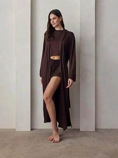 Victoria's Secret Bumpsuit The Cloud Robe - Brown