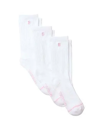 Victoria's Secret 3-pack Crew Socks - Print