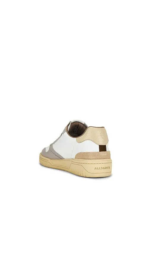 ALLSAINTS Regan Low Top Sneaker - White,grey