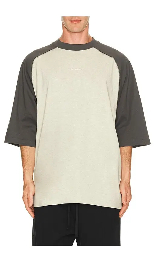 Fear Of God Signature Baseball Tee In . Also - Grey