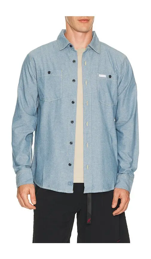 TOPO DESIGNS Utility Chambray Shirt In . Also