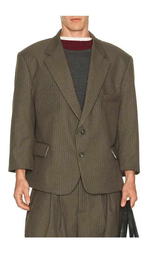 ART COMMUNITY Japanese Wool Blazer In . Also