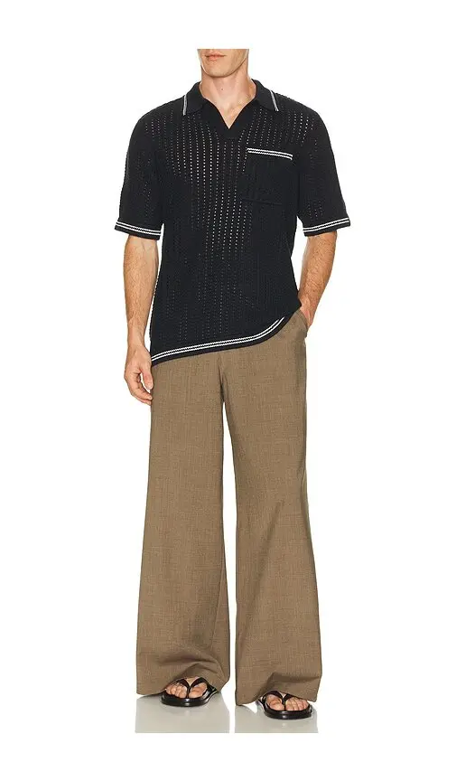 Rag & Bone Crochet Johnny Polo In . Also - Navy