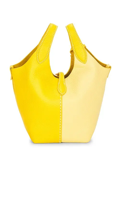 Polo Ralph Lauren Shiny Drum Pebble Small Crossbody Bag - Yellow