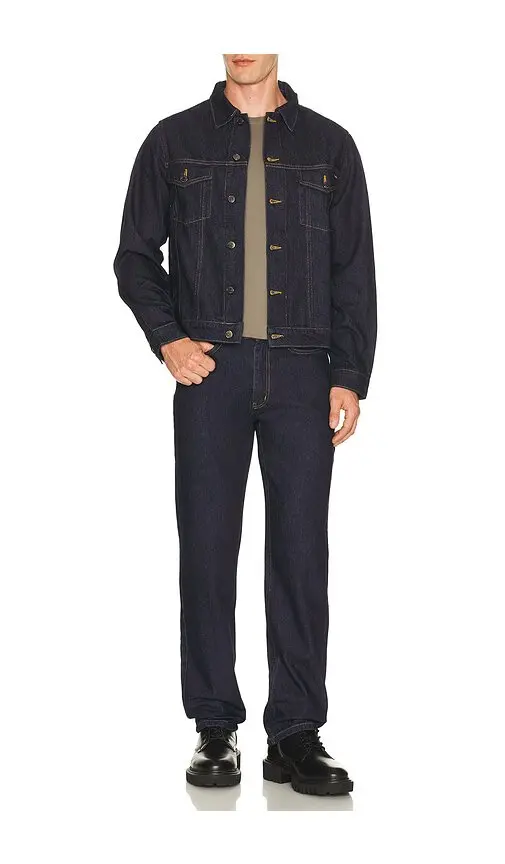 PERCIVAL Western Trucker Jacket - Blue