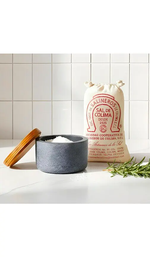 VERVE CULTURE Colima Salt And Salt Cellar