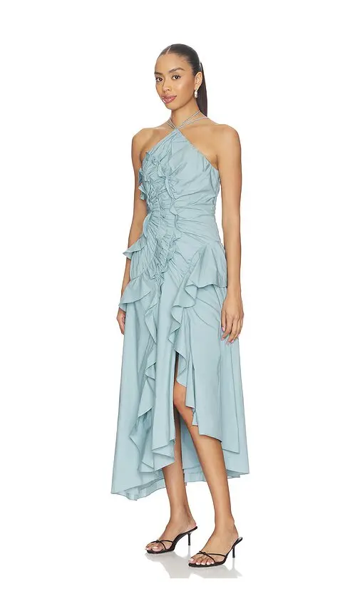 AMUR Ottavia Ruffle Dress
