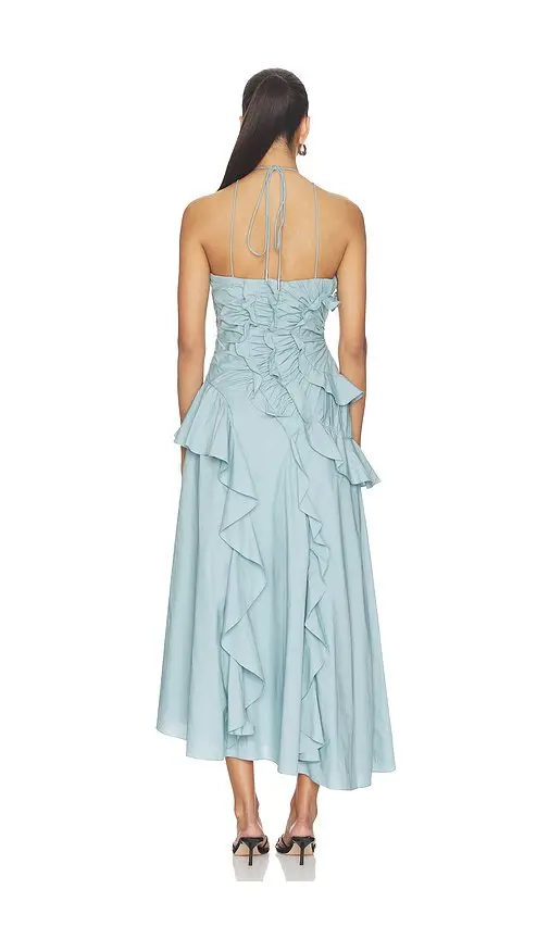 AMUR Ottavia Ruffle Dress
