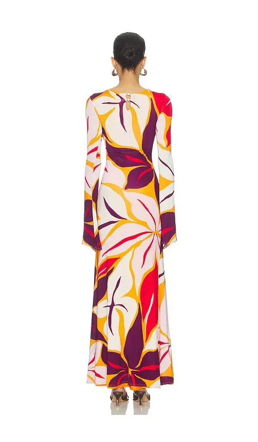 CALA DE LA CRUZ Amay Maxi Dress - Red