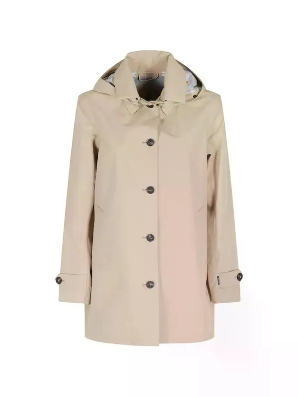 SAVE THE DUCK Button-up Coat With Hood