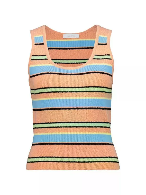 Rabanne Striped Terry-cloth Top
