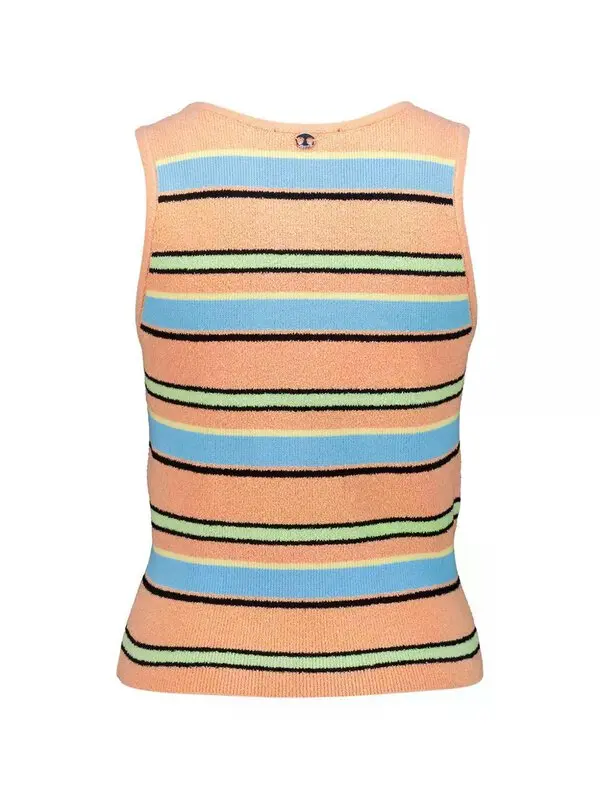 Rabanne Striped Terry-cloth Top