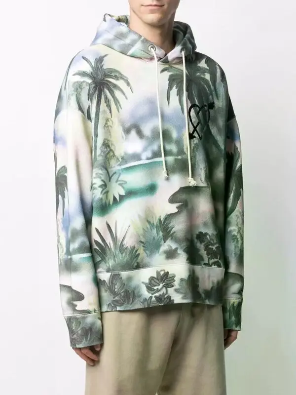 Palm Angels Paradise Logo Hoodie