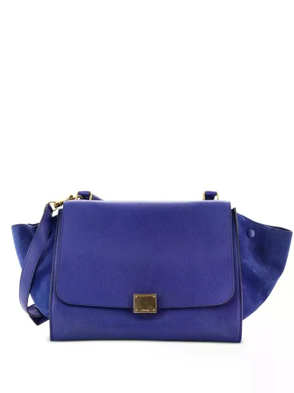 Celine Trapeze Leather Medium Satchel