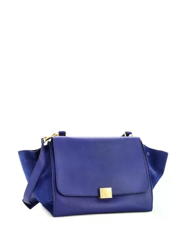 Celine Trapeze Leather Medium Satchel
