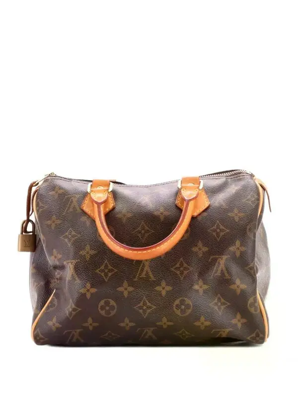 LOUIS VUITTON Speedy Handbag Monogram Canvas 25 Satchel
