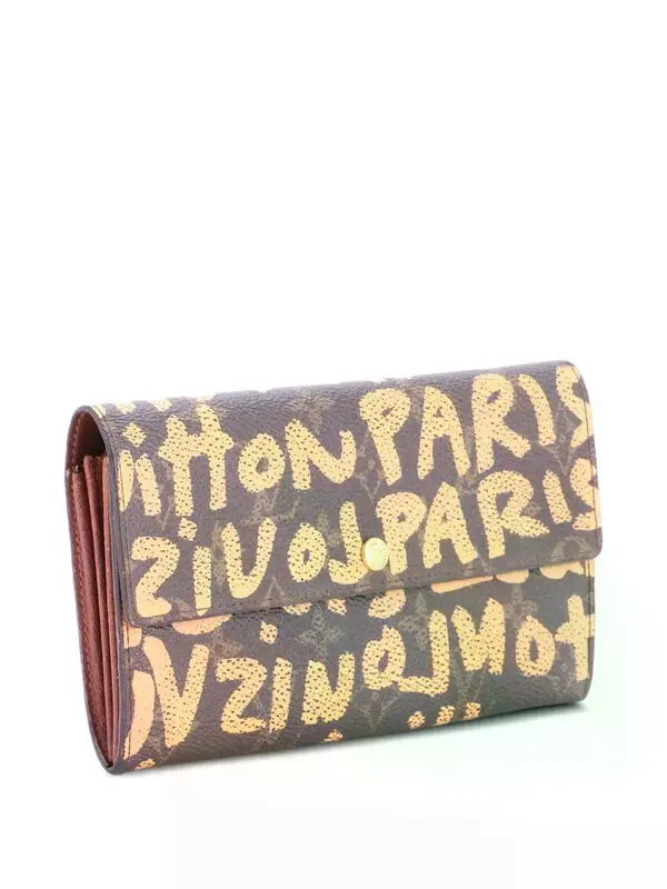 LOUIS VUITTON Sarah Wallet Limited Edition Monogram Graffiti Small Wallets