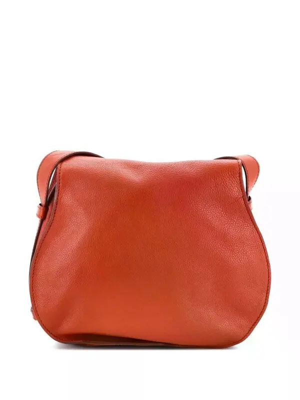 Chloé Marcie Saddle Bag Leather Medium - Brown