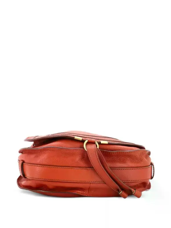 Chloé Marcie Saddle Bag Leather Medium - Brown