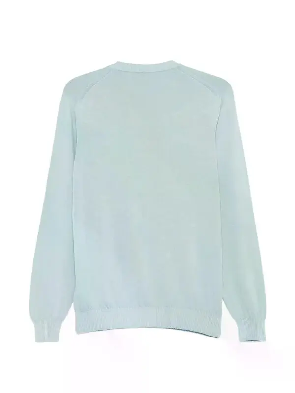 Fedeli Fine-knit Sweater - Blue