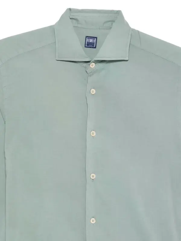 Fedeli Long-sleeve Shirt - Green