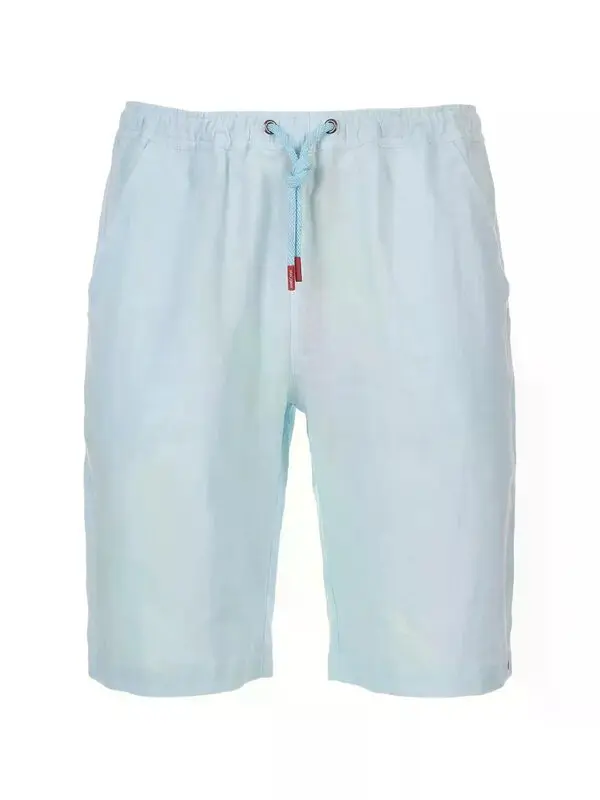 Kiton Linen Drawstring Shorts