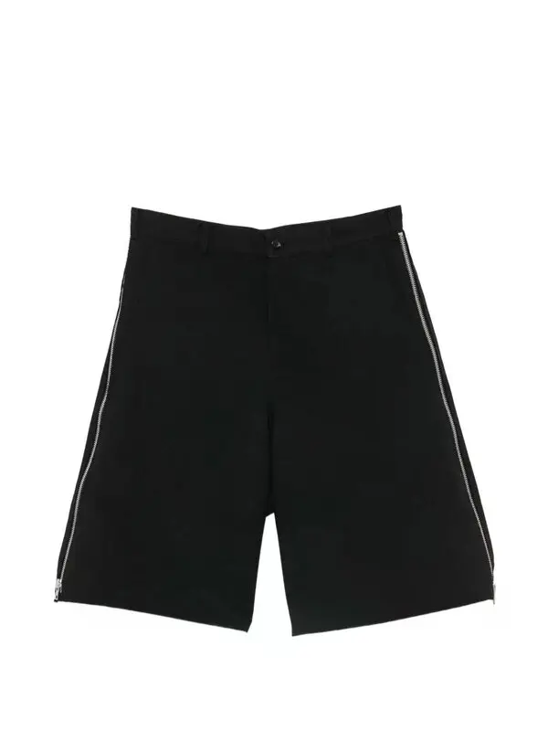 Comme Des Garçons Side-zip Bermuda Shorts