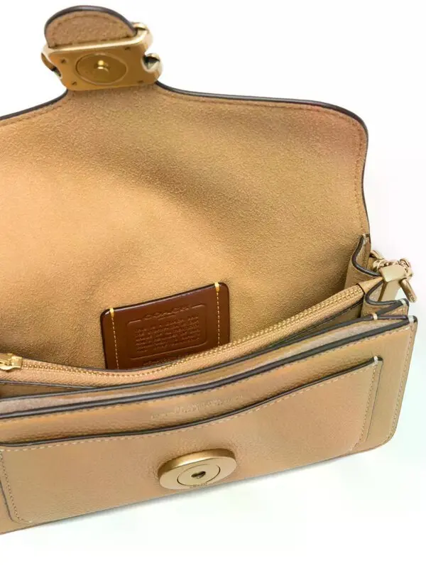 COACH C-buckle Shoulder Bag - Neutrals