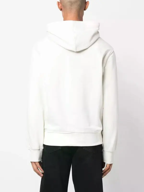 Calvin Klein Logo-print Hoodie - White