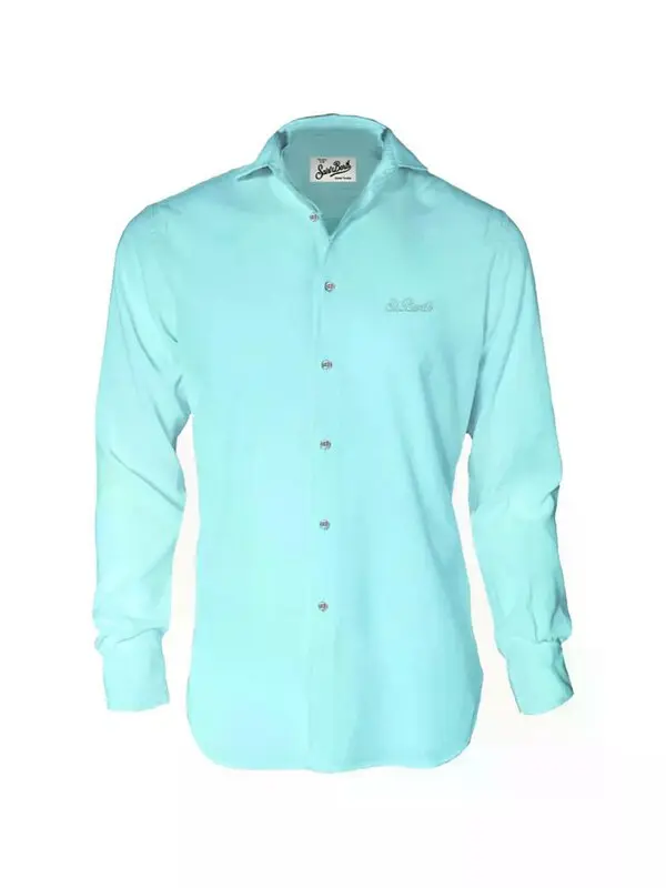 MC2 SAINT BARTH Logo Shirt - Blue