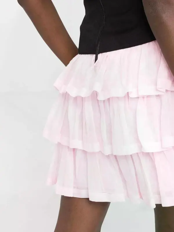 Philosophy Di Lorenzo Serafini Corset Ruffle Dress