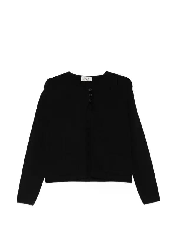 PENCE 1979 Ribbed-knit Cardigan