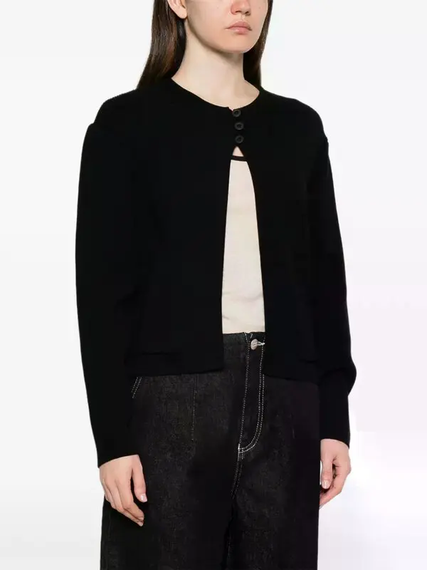 PENCE 1979 Ribbed-knit Cardigan