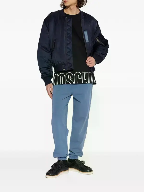Moschino Logo Drawstring Track Pants
