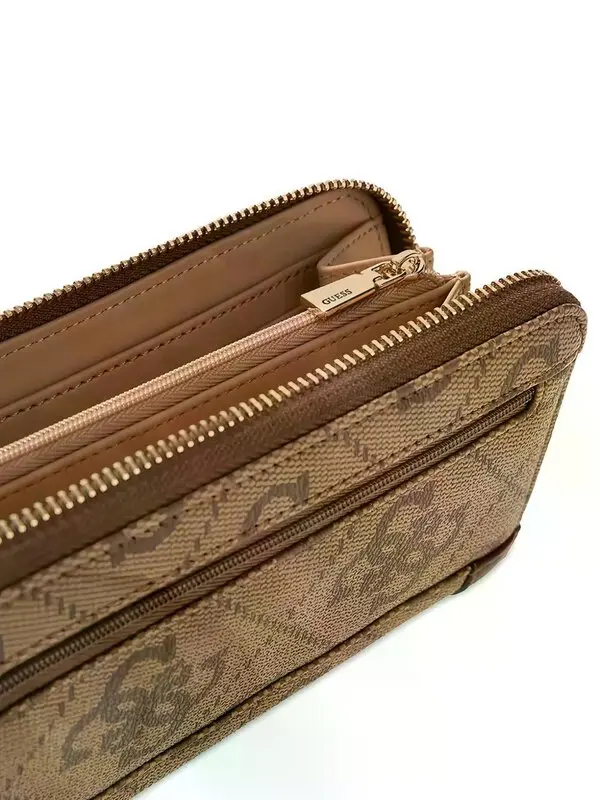 Guess Maxi Karnilla 4g Monogram-pattern Wallet