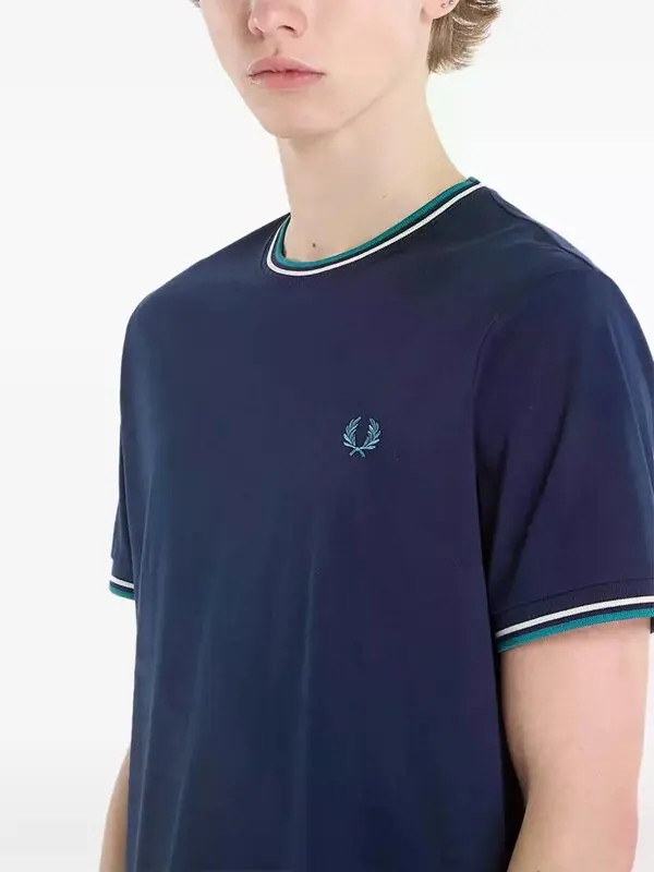 Fred Perry Crew-neck Tipped T-shirt