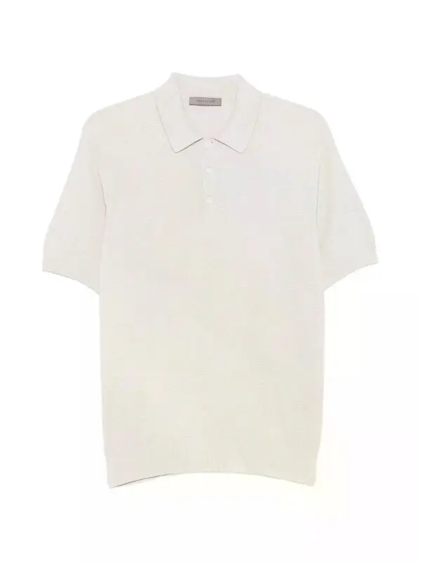 Corneliani Waffle-knit Polo Shirt
