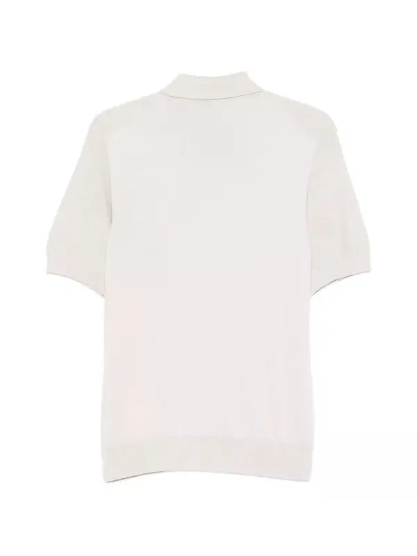 Corneliani Waffle-knit Polo Shirt