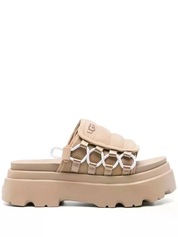 UGG Callie Suede Platform Slides