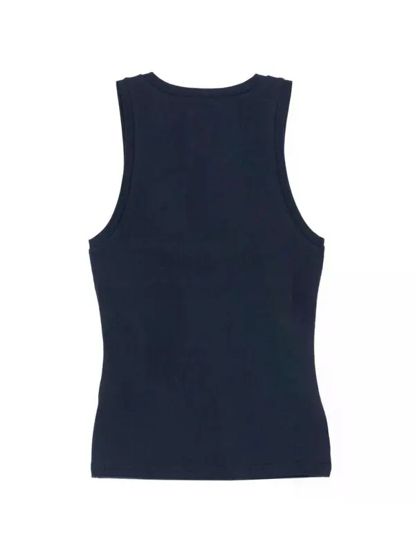 Iceberg Logo-embroidered Ribbed Top