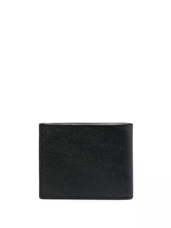 Calvin Klein Logo Stamp Bi-fold Leather Wallet