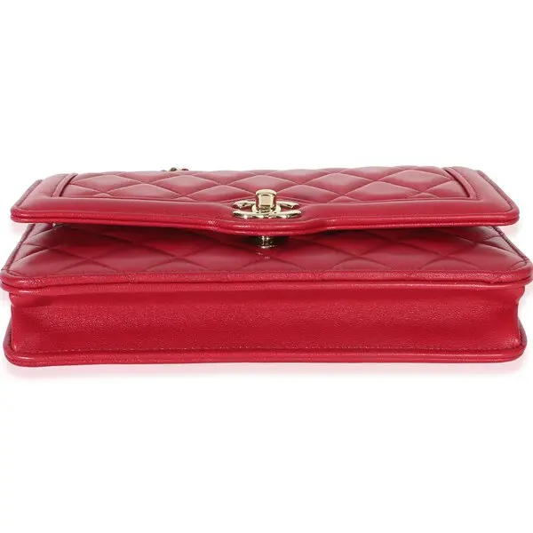 Chanel Quilted Lambskin Wallet On Chain