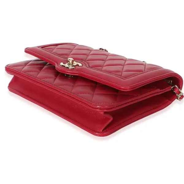 Chanel Quilted Lambskin Wallet On Chain