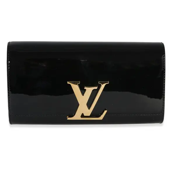 LOUIS VUITTON Patent Louise Clutch