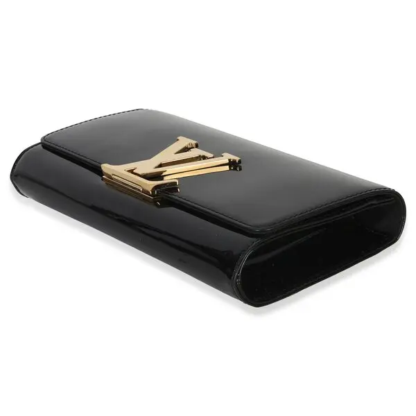 LOUIS VUITTON Patent Louise Clutch